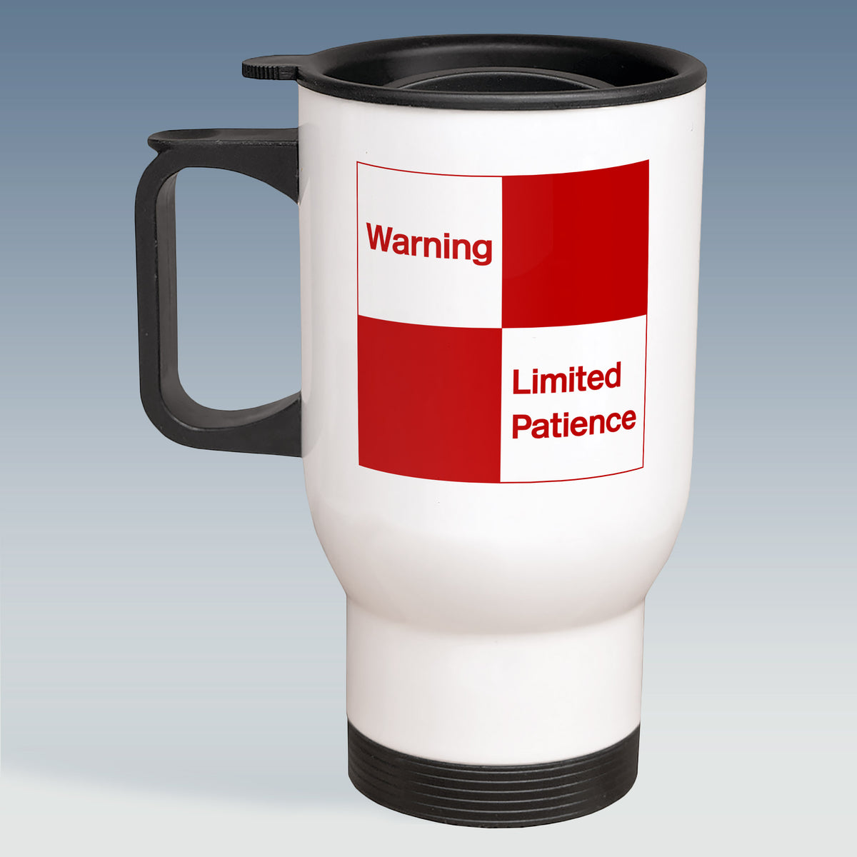 Travel Mug - Limited Patience – Pixel Shack Store