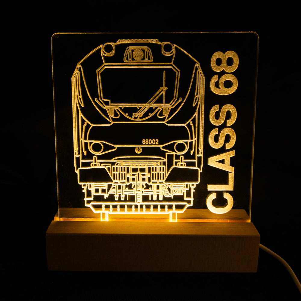 Diesel Loco Night Light (Front View) – Pixel Shack Limited