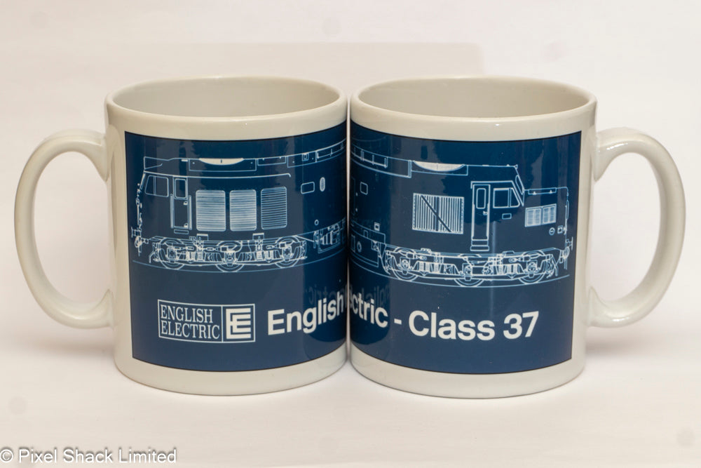 BR Blue line drawing mugs - Various Classes available – Pixel Shack Limited