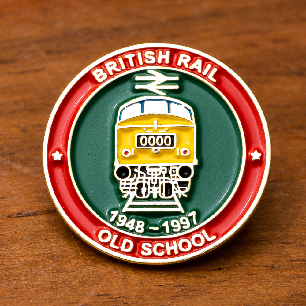 British Rail Old School (BROS) pin badge – Pixel Shack Limited