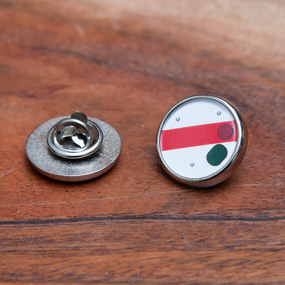 Semaphore Ground/Shunt signal Pin Badge – Pixel Shack Limited