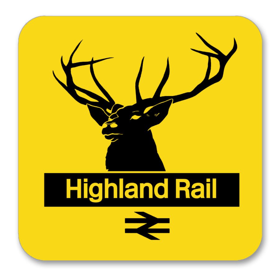 Highland Rail Stag Logo - Rail Sign Mug/Coaster – Pixel Shack Limited