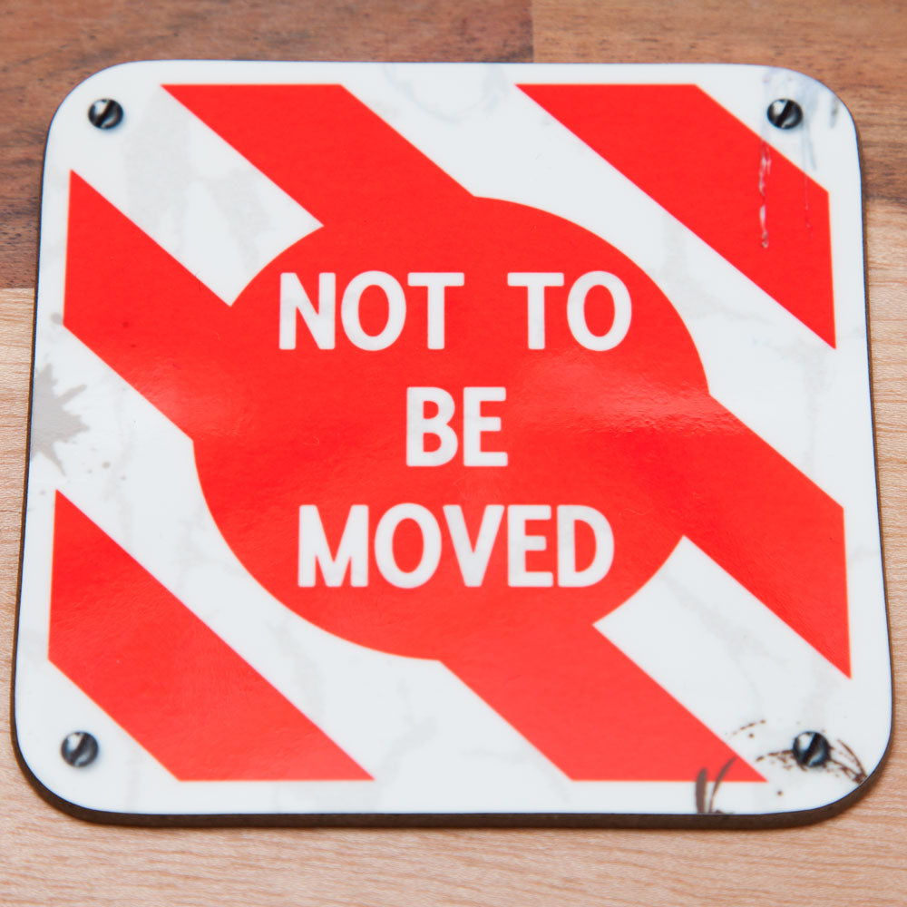 Cranks - Not to be moved board - Rail Sign Mug/Coaster – Pixel Shack Store